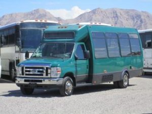 2008 Used Shuttle Bus Ford E450 Federal Coach With 18 Passenger ...