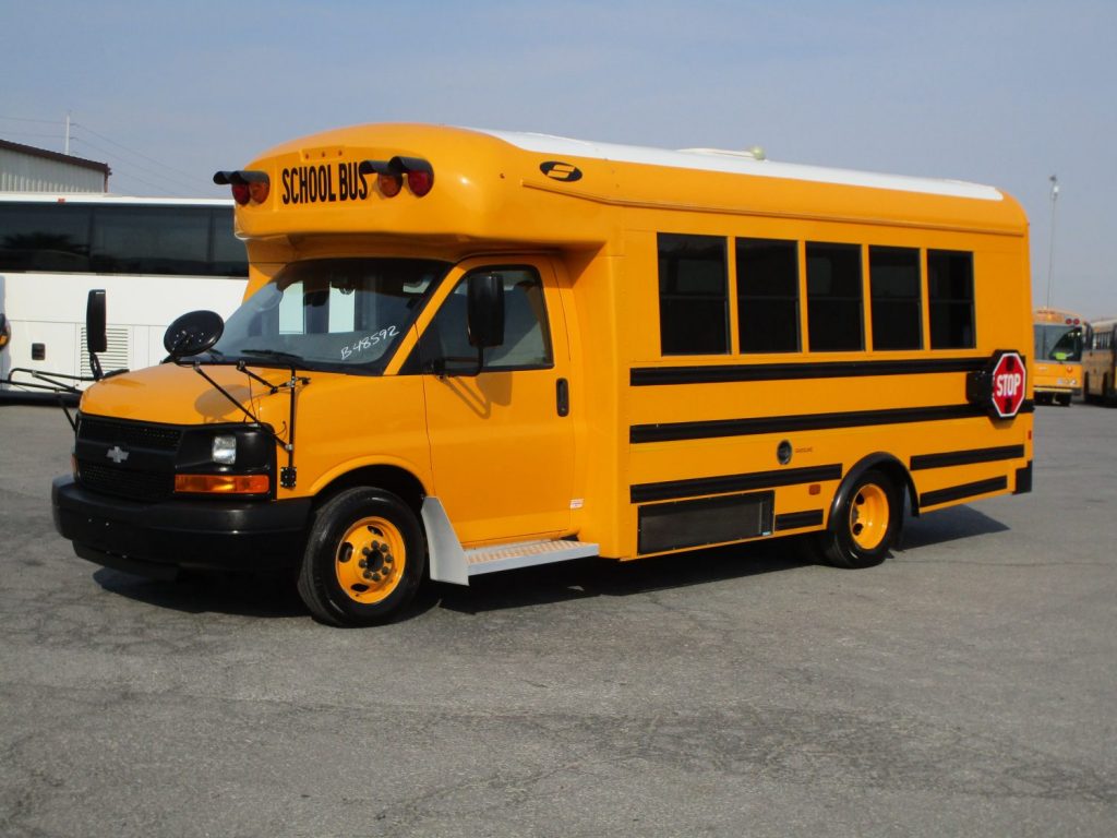 2015 Chevy Starcraft Quest School Bus B48592 - Las Vegas Bus Sales