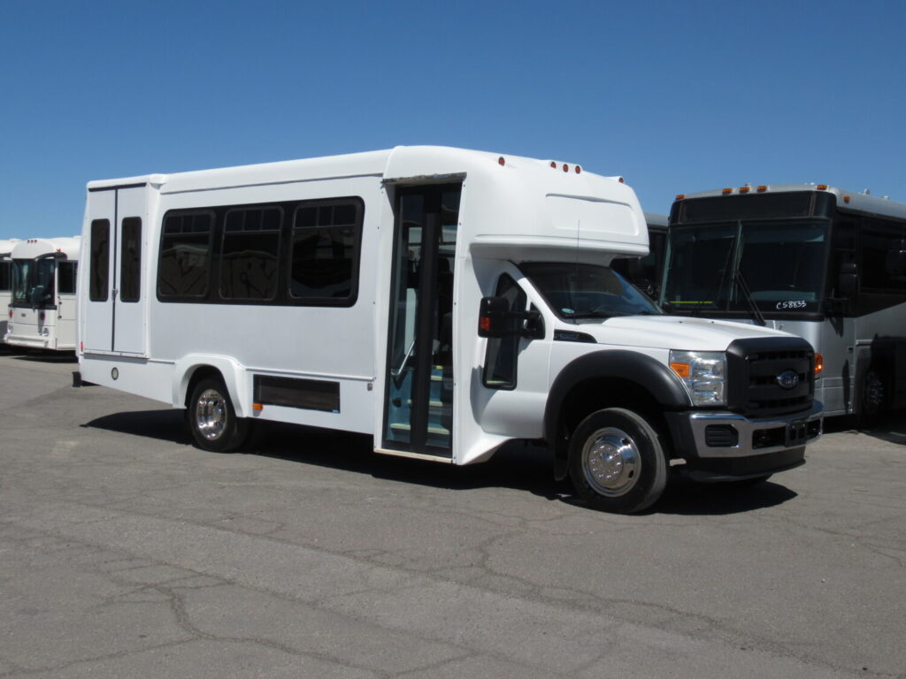2014 Supreme Lift Equipped Shuttle Bus - S49812 - Las Vegas Bus Sales