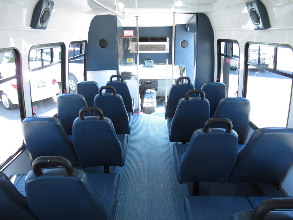 2014 Supreme Lift Equipped Shuttle Bus - S49812 - Las Vegas Bus Sales