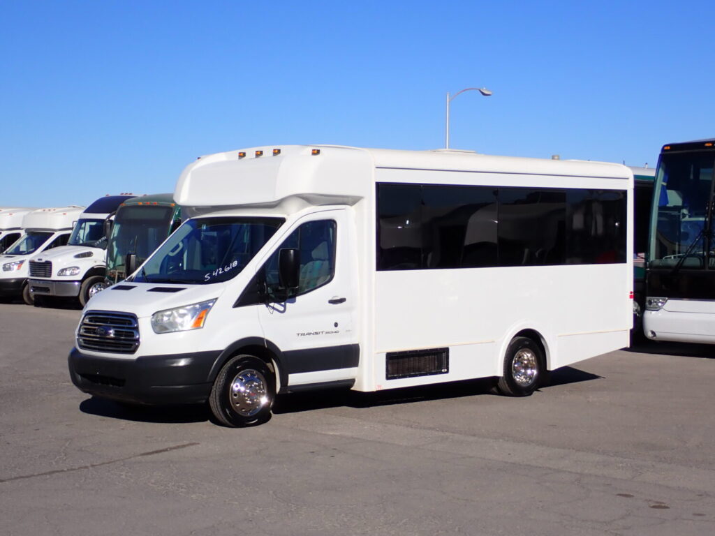 2017 Ford Transit Glaval Shuttle Bus S42618 - Las Vegas Bus Sales