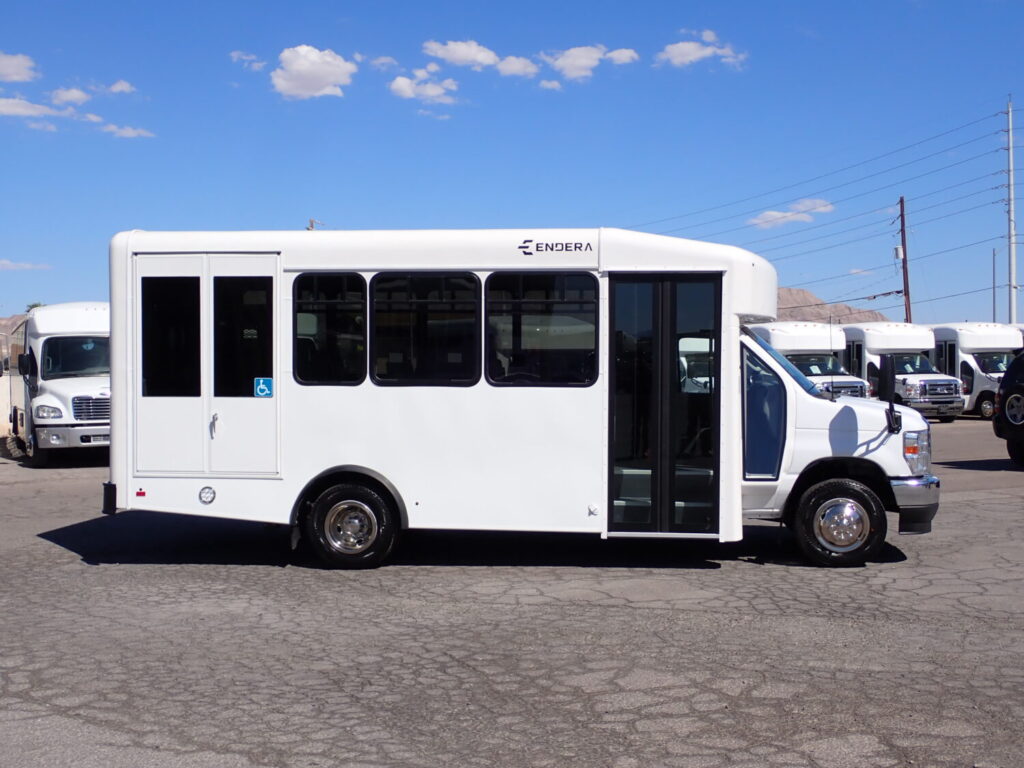 NEW 2026 Endera Lift Equipped Shuttle Bus S01125 - Las Vegas Bus Sales