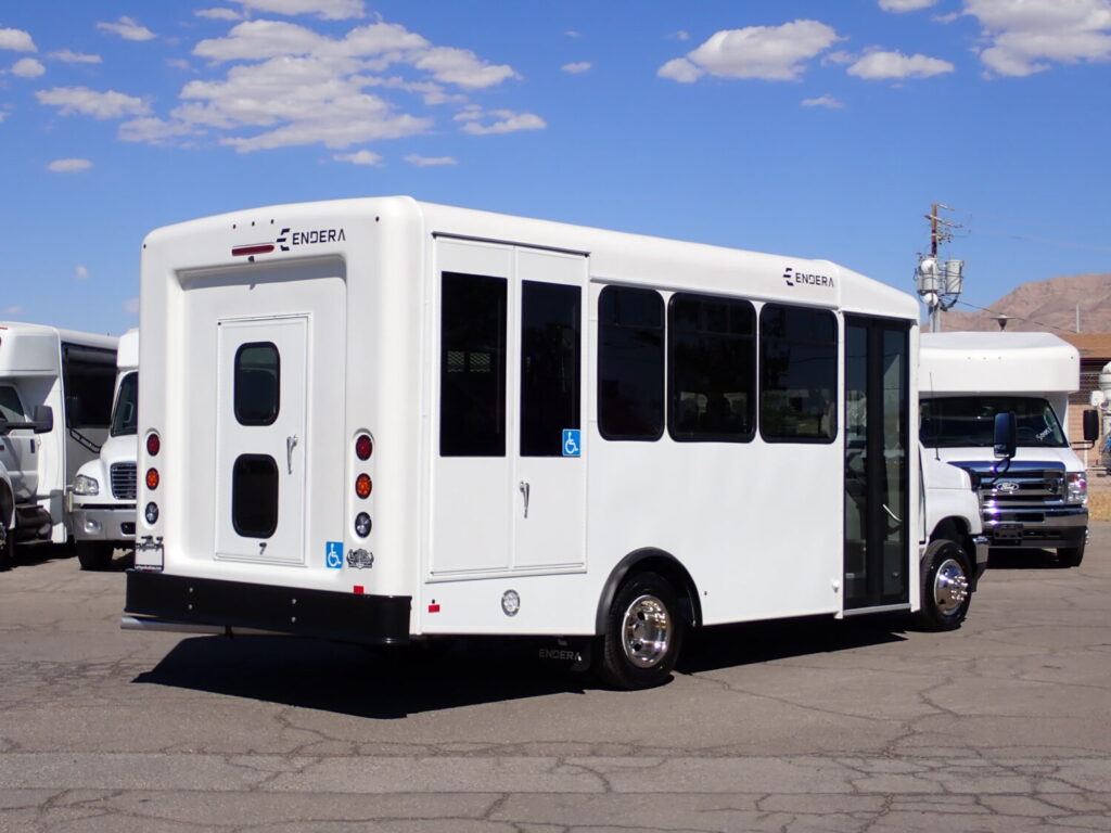NEW 2026 Endera Lift Equipped Shuttle Bus S01125 - Las Vegas Bus Sales