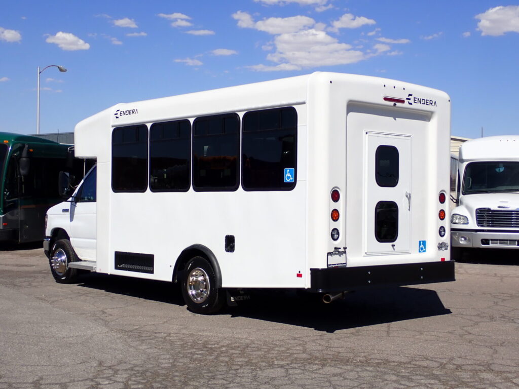 NEW 2026 Endera Lift Equipped Shuttle Bus S01125 - Las Vegas Bus Sales
